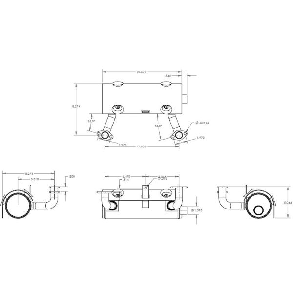 14391 – Muffler - B&S V Twin